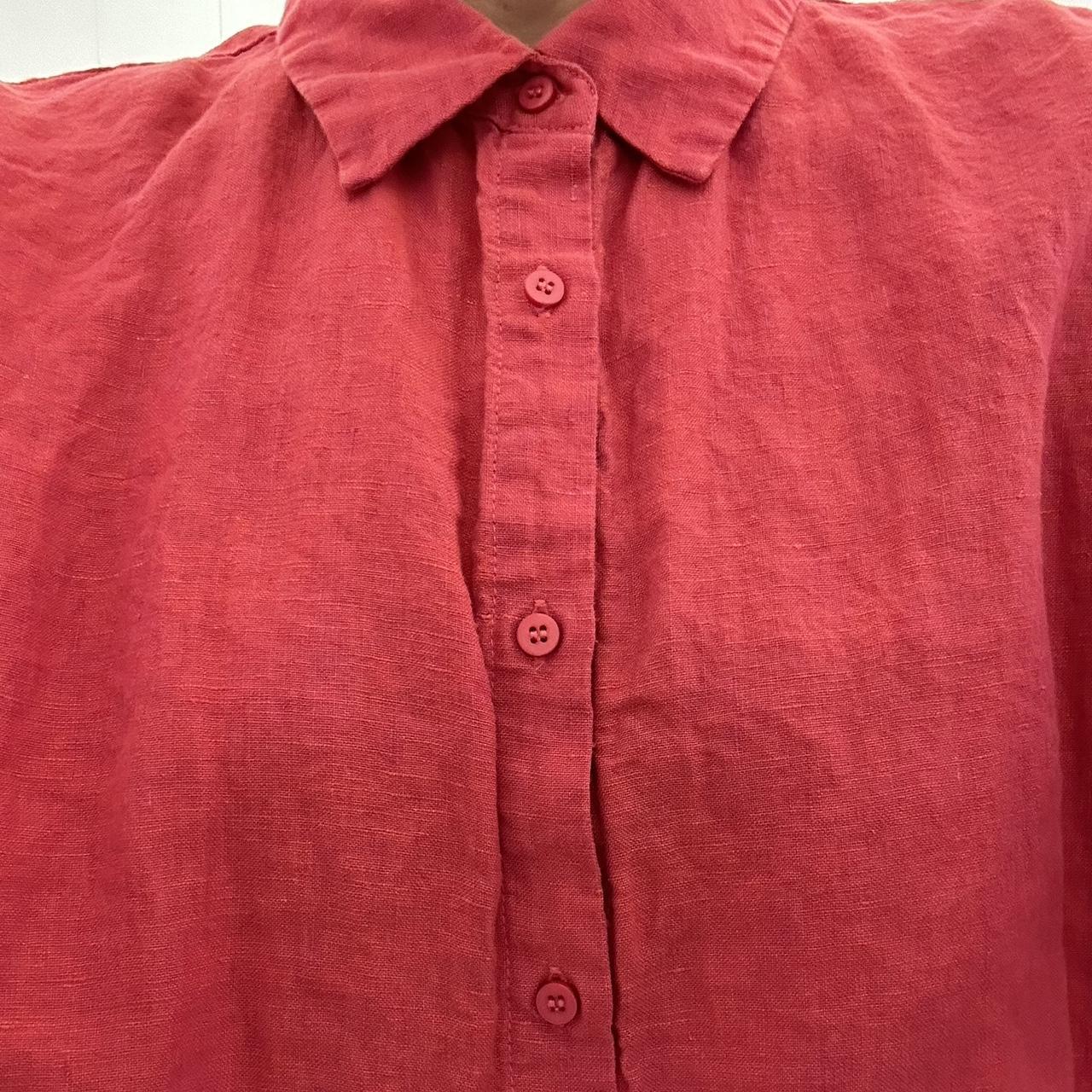 GORMAN size 10, 100%linen button up. Worn 4 times,... - Depop