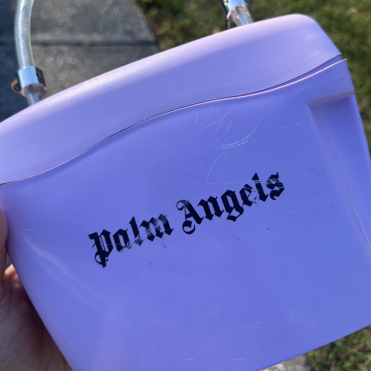 Palm angels purse NO RECEIPT anymore Small crack... - Depop