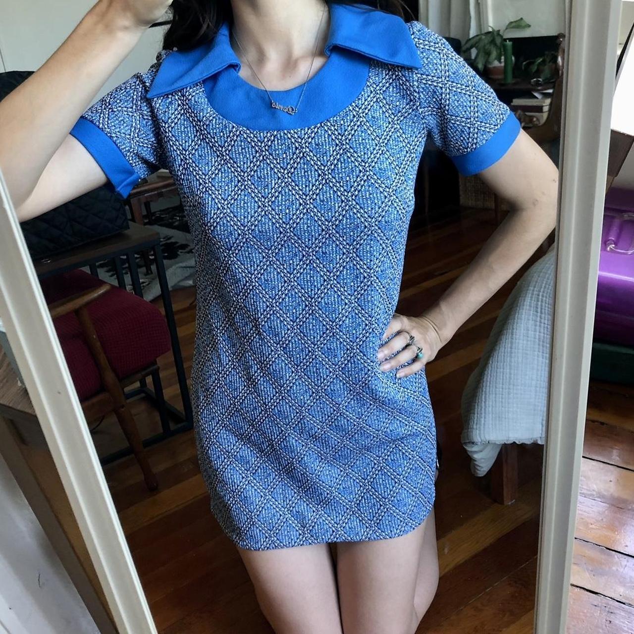 Vintage 60’s Mini Dress How mod! Tag says Size 10... - Depop