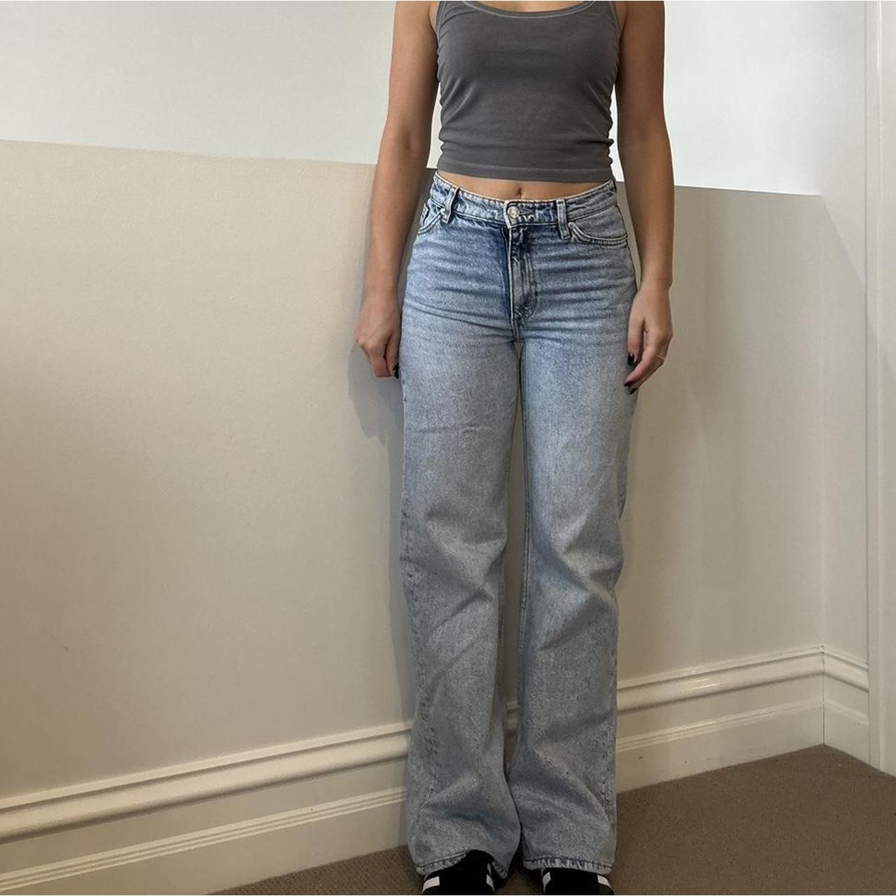 Monki denim jeans In great condition, love these... - Depop