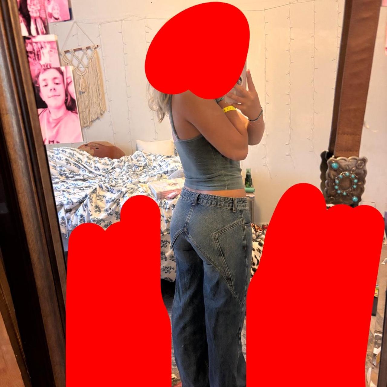 Revice low rise TCL stellar moonlight baggy... | Depop