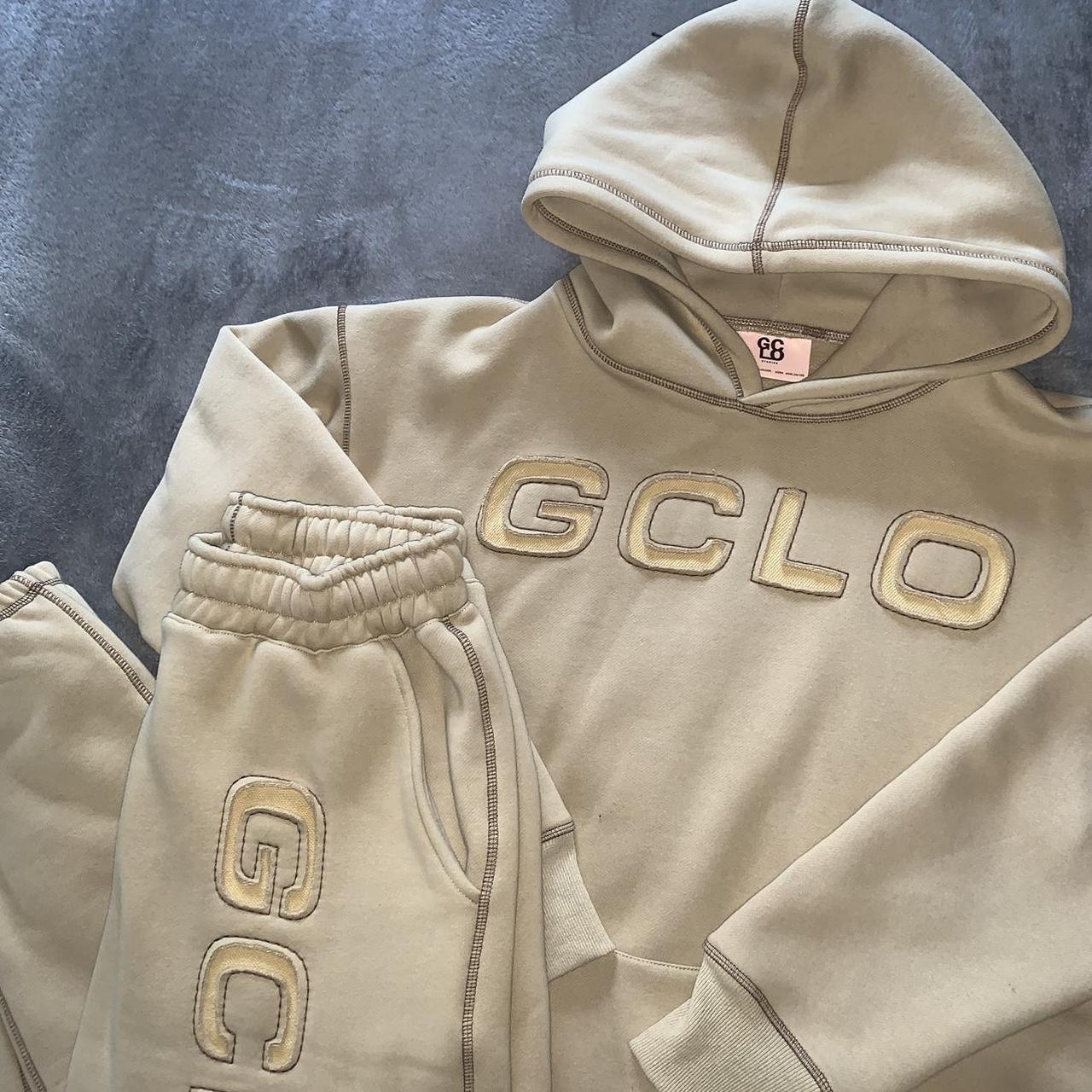 GCLO Tracksuit Desert sand/Mocha Brown Excellent... - Depop