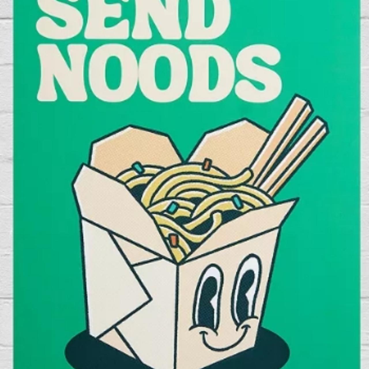 Cactus Tree Send Noods 30x40 Wall Art Print ... - Depop