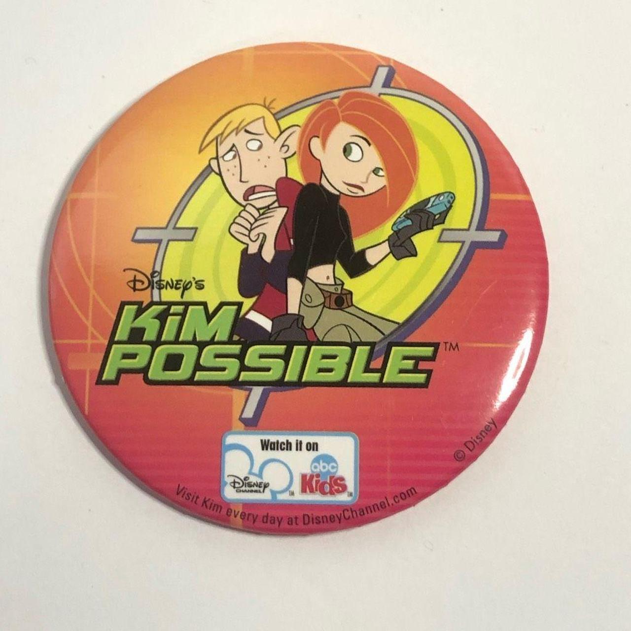 disney’s kim possible 2002 promo pin back button... - Depop