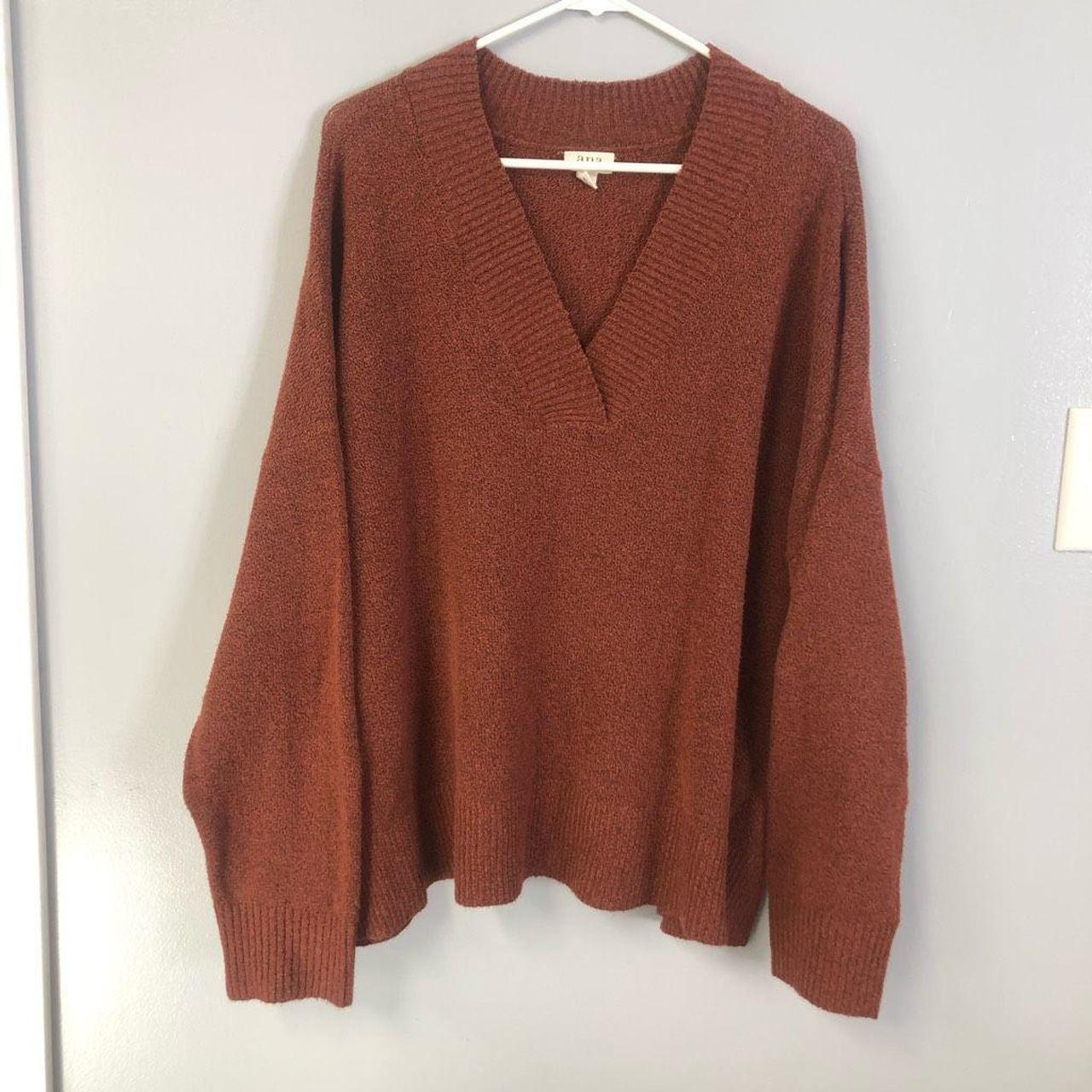 a new approach sweater woman’s 2x chunky knit rust... - Depop