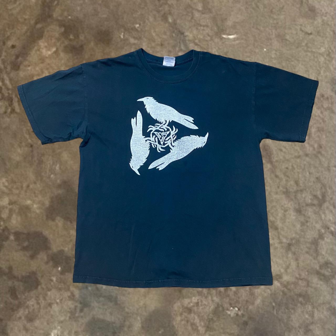 Y2K 2000s Affliction Like Crows Tee Tagged As A L... - Depop