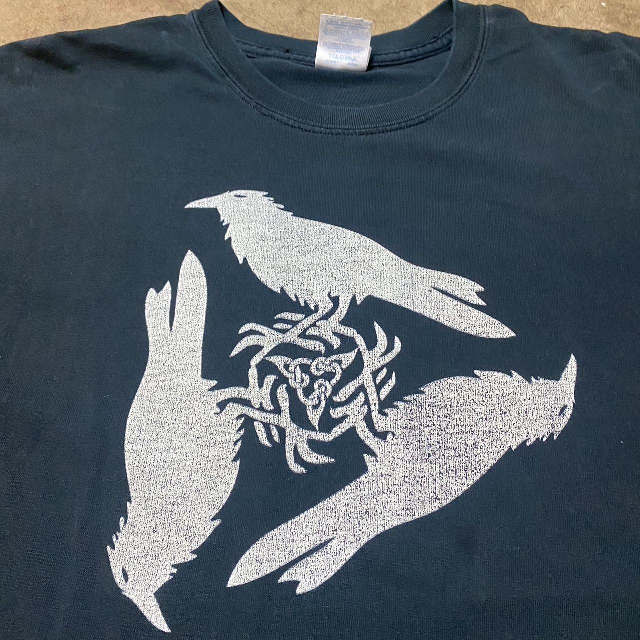 Y2K 2000s Affliction Like Crows Tee Tagged As A L... - Depop