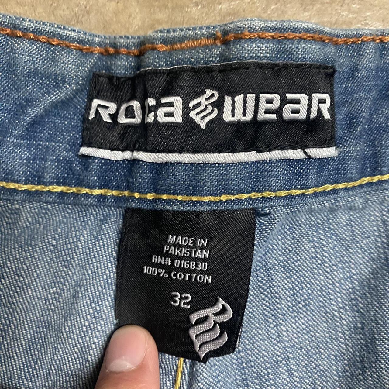 Y2K 2000s Rocawear Baggy Streetwear Jorts Tagged... - Depop