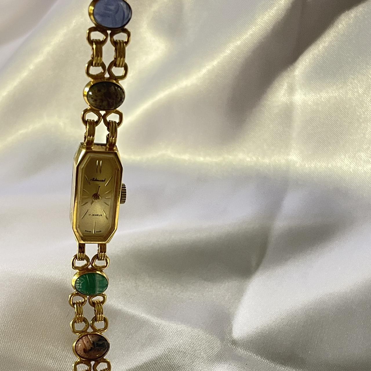 Vintage 10K Gold 17 Jewels Scarab Watch • • my... - Depop