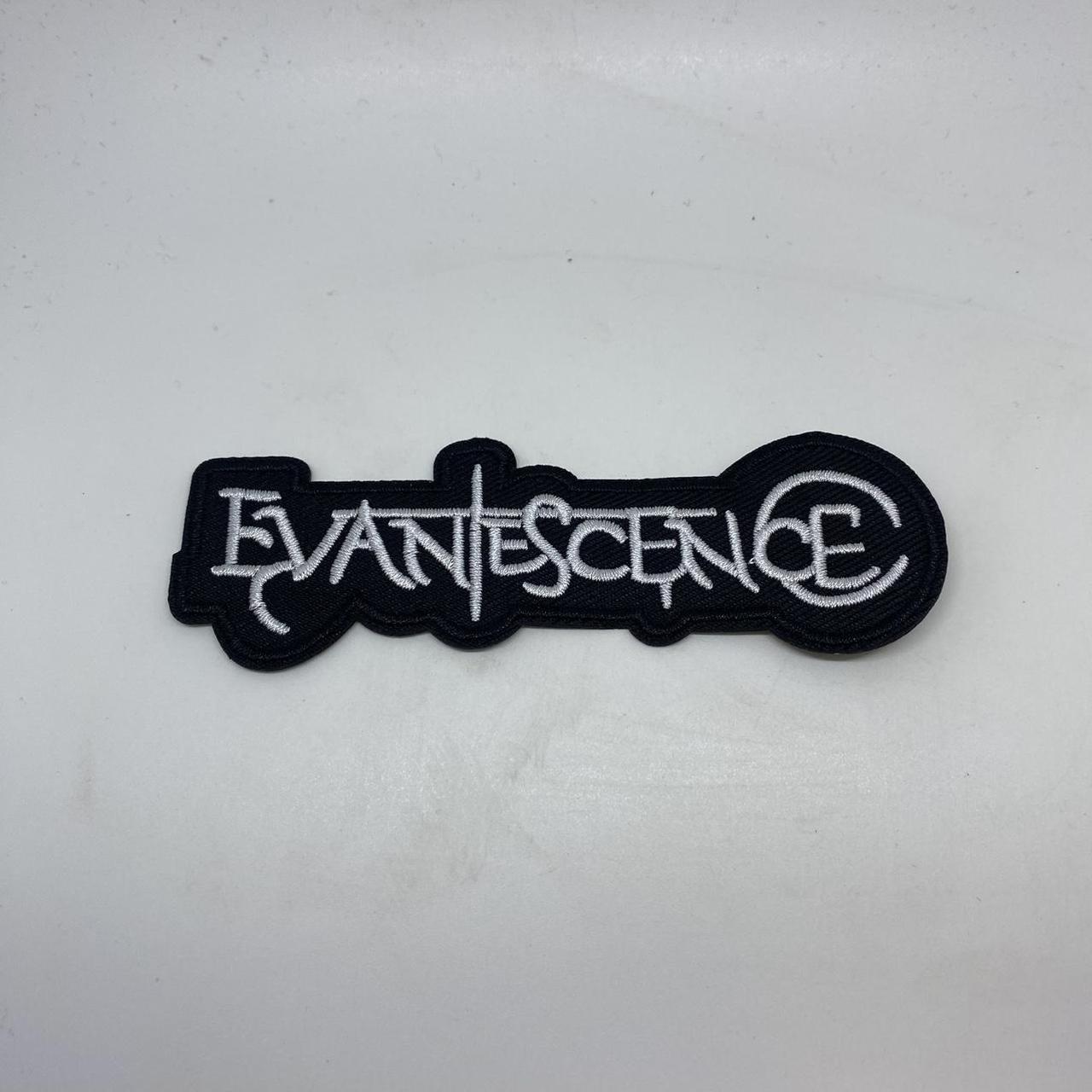 Evanescence black and white patch #emo #scene - Depop