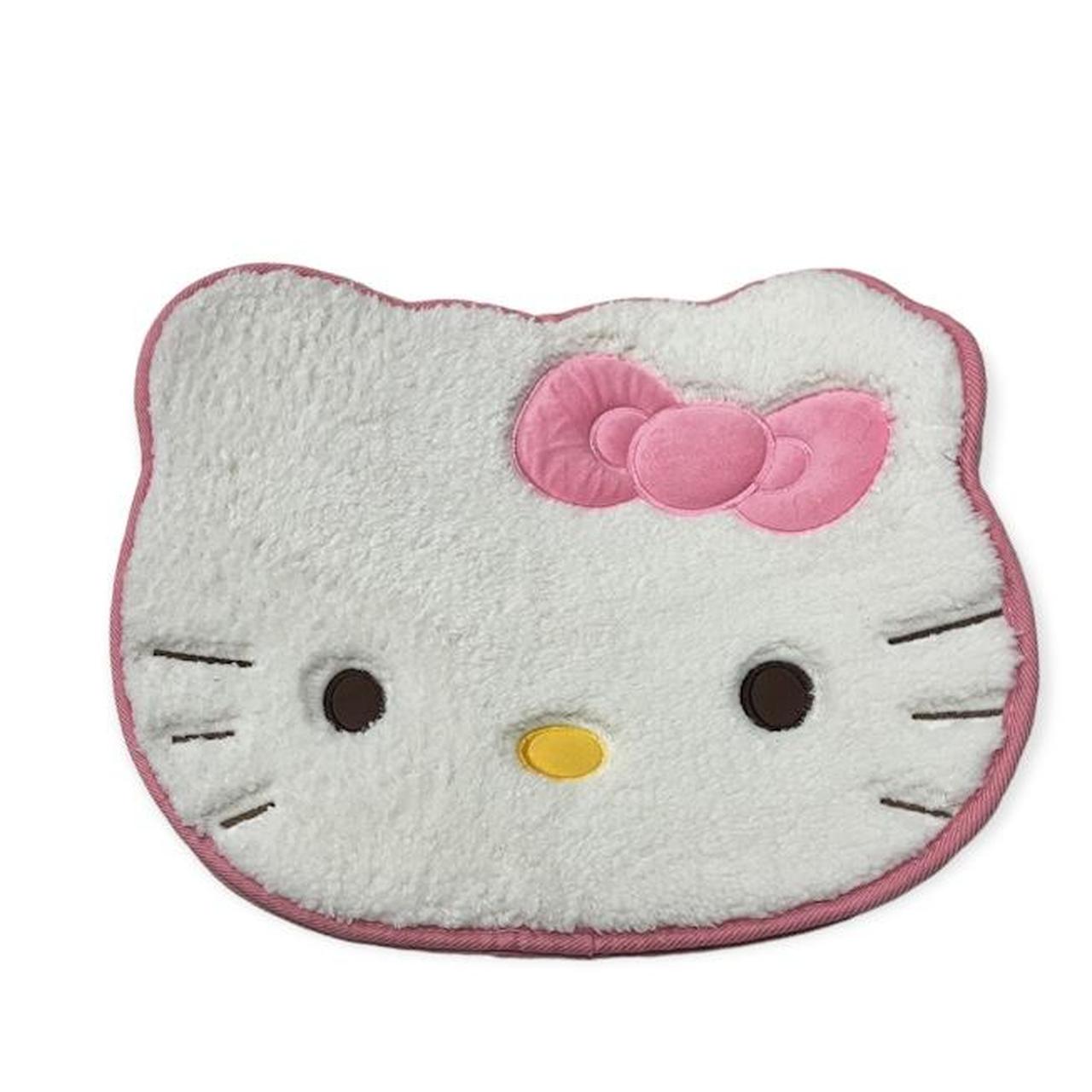 Sanrio white hello kitty carpet rug 🤍 super soft 🤍... - Depop