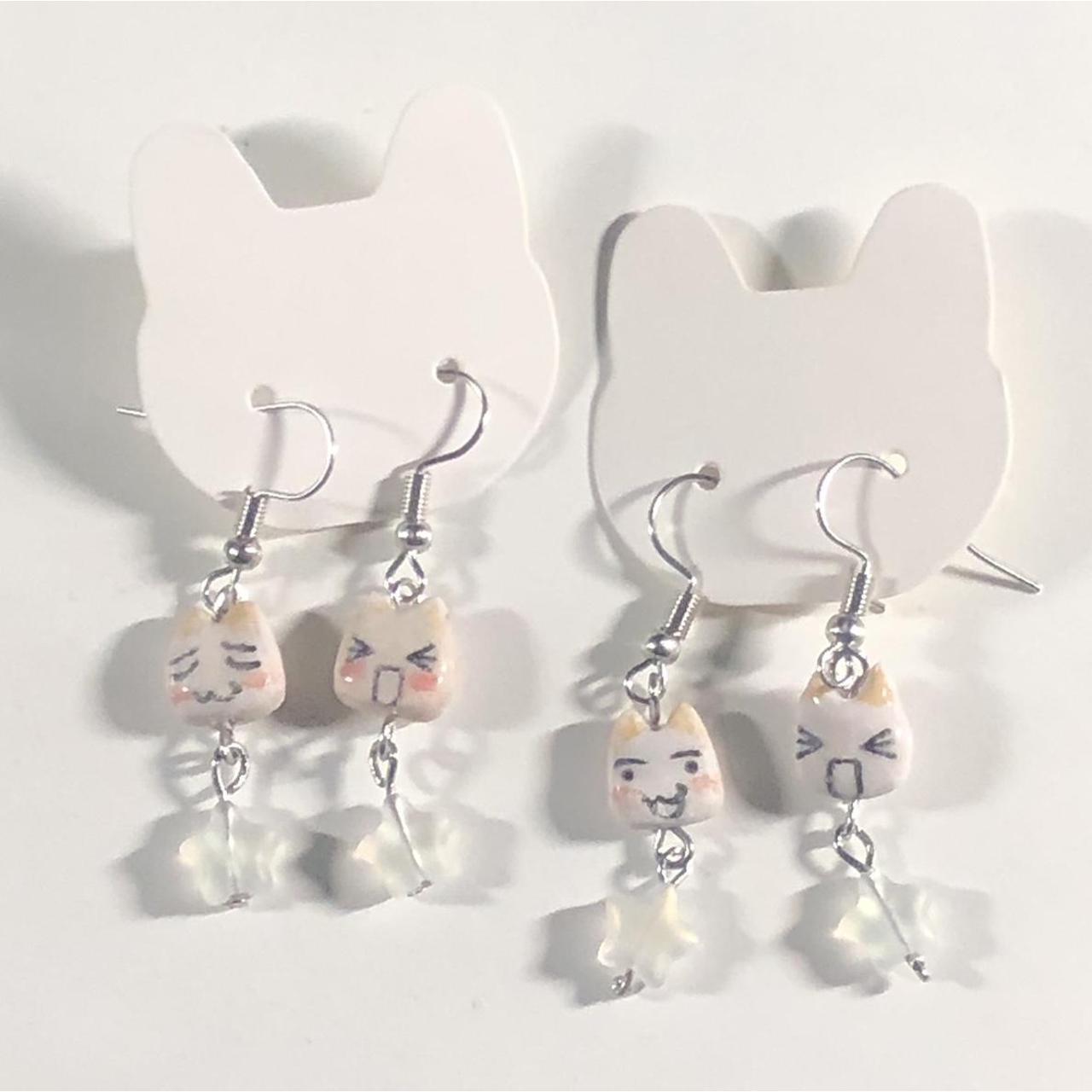 polymer clay toro inoue earrings! toro charms are... - Depop