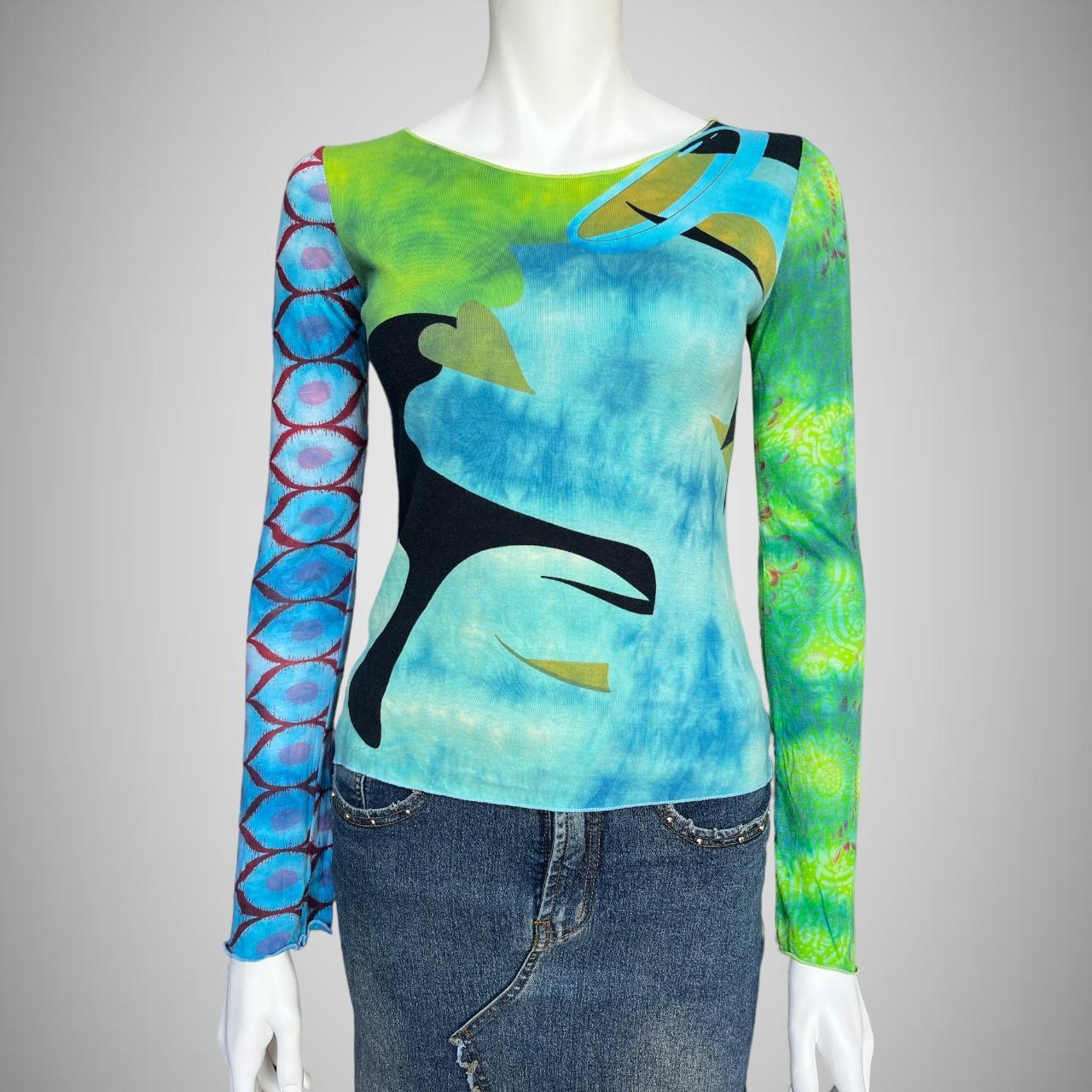 Rare vintage 00s / y2k custo barcelona graphic face... - Depop