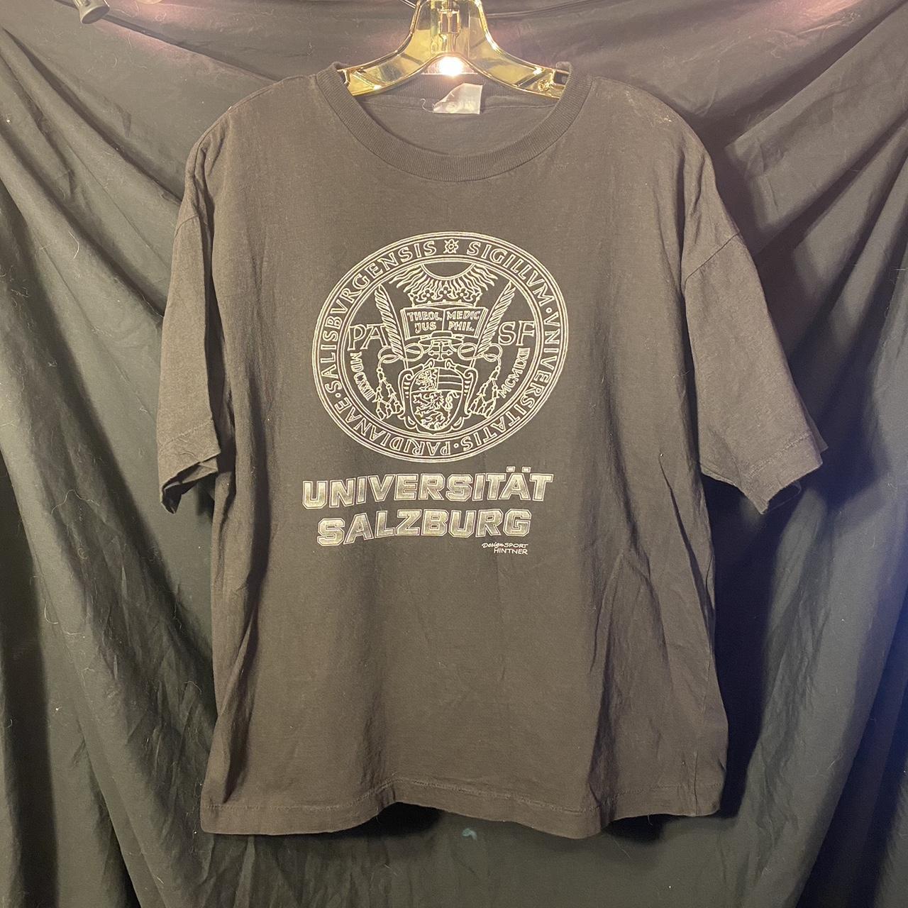 Vintage 90s Universitat Salzburg Size XL Used Look... - Depop