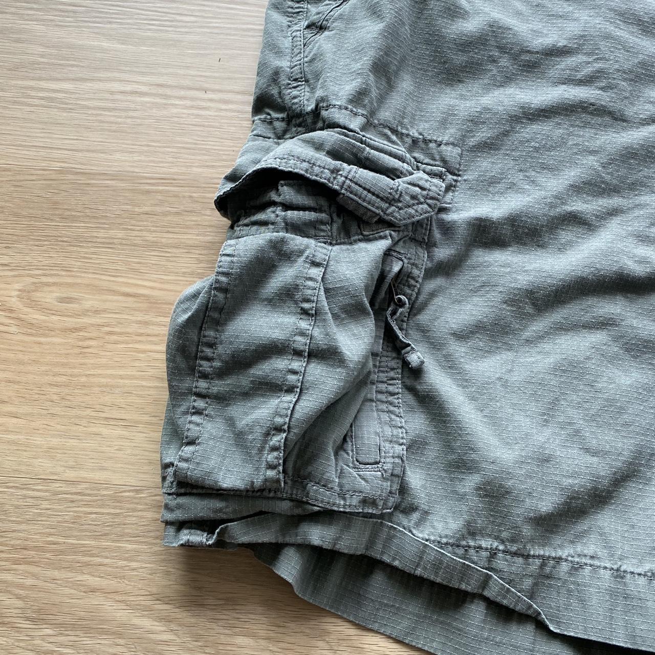 Heavy Chaps Cargo Shorts 🩳 Size 38 Army Green... - Depop