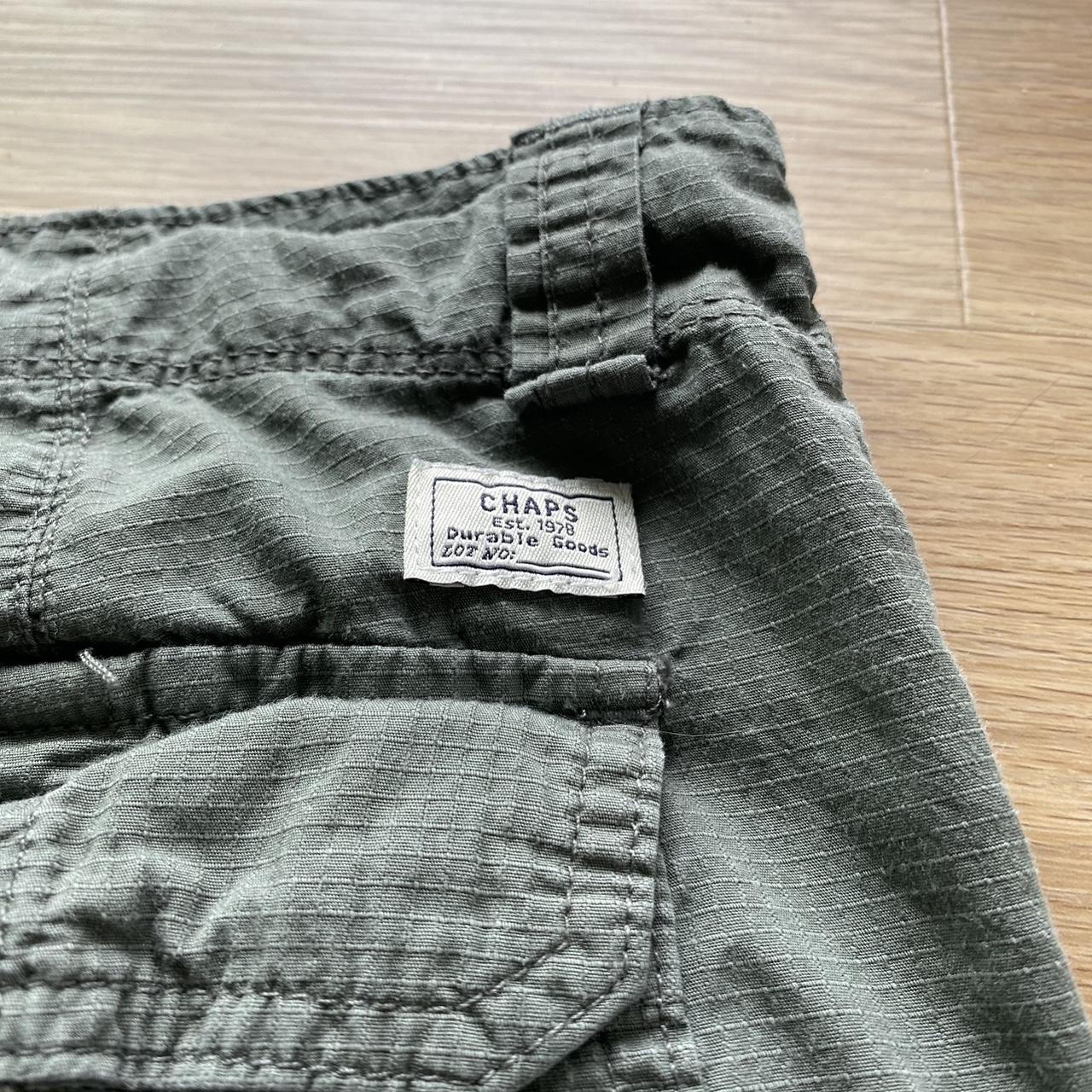 Heavy Chaps Cargo Shorts 🩳 Size 38 Army Green... - Depop