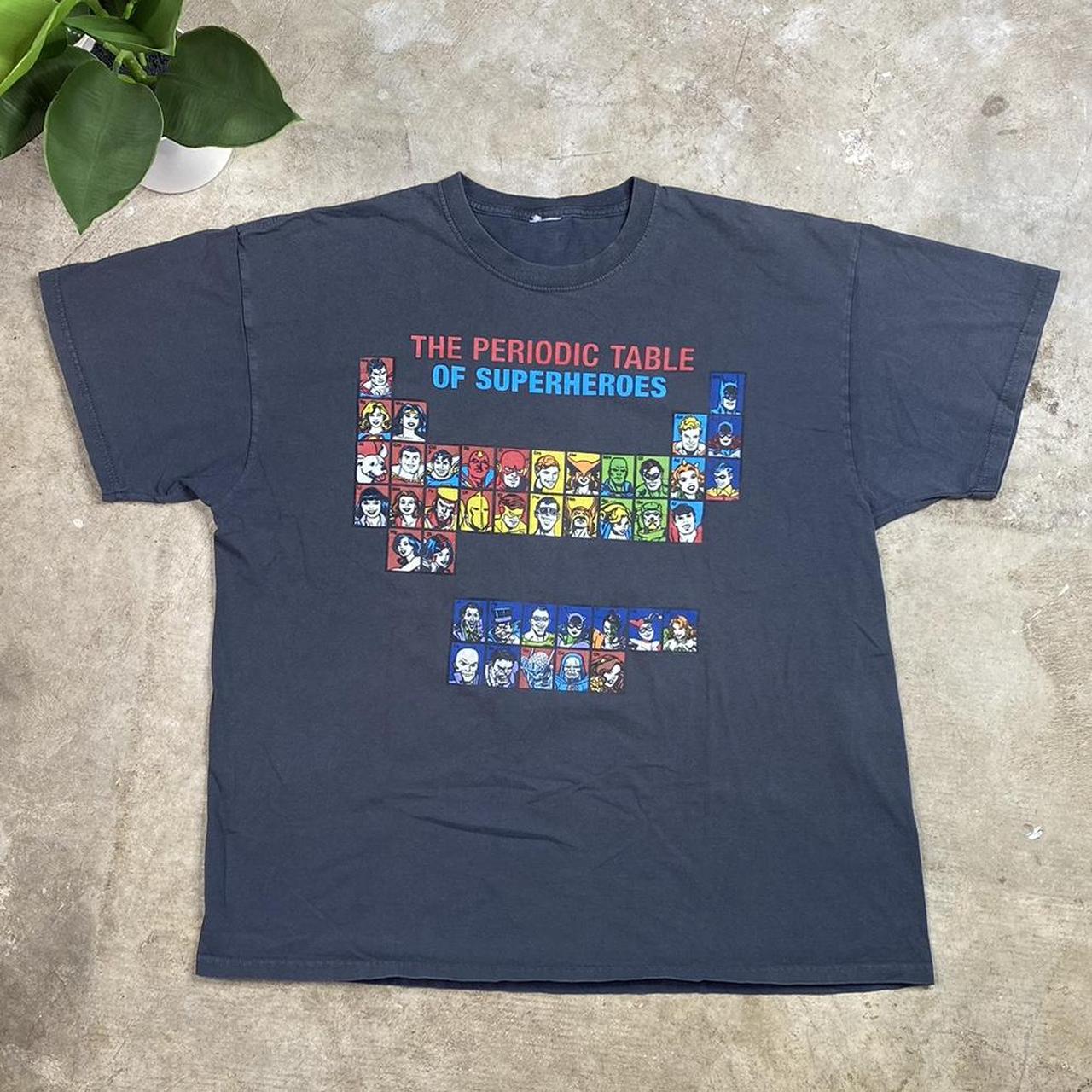 Vintage DC Comics The Periodic Table of Superhero’s... | Depop