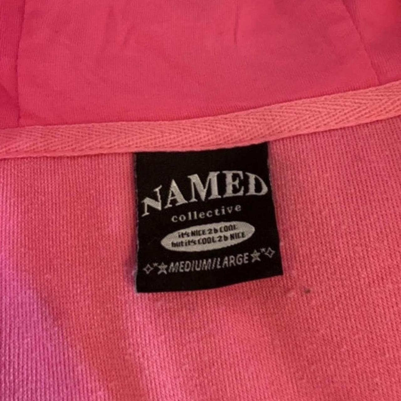 Pink Named Collective tracksuit, towelling material... | Depop