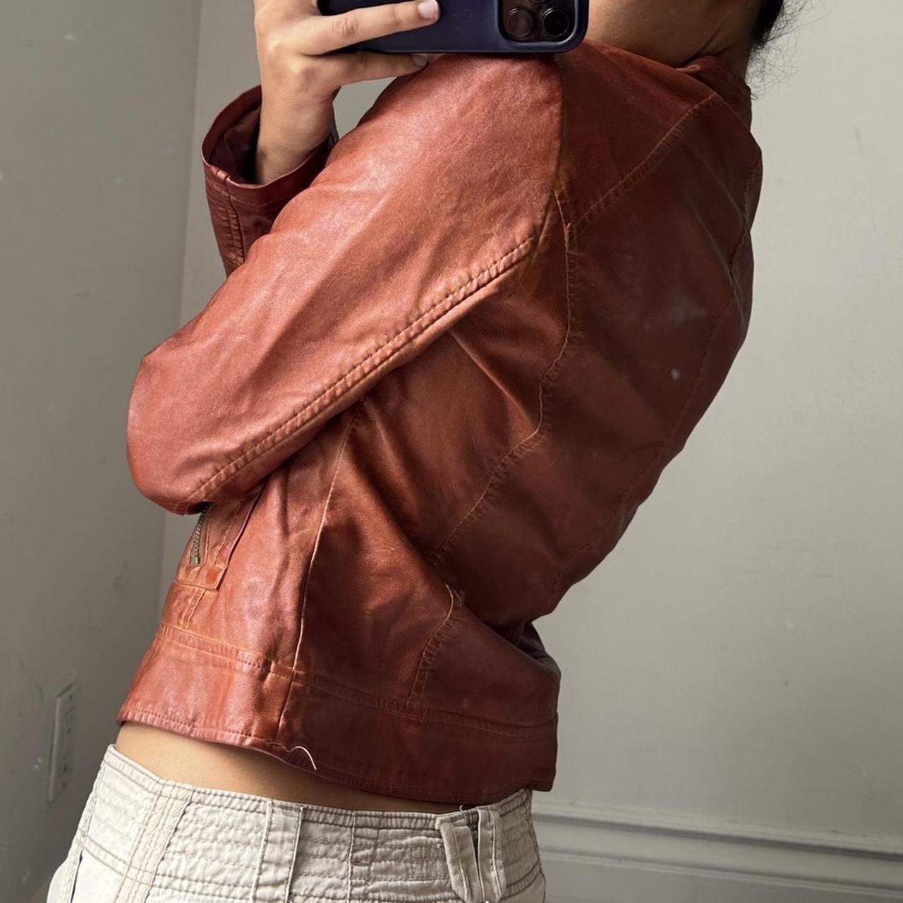 The absolute cutest faded distressed deep red... - Depop