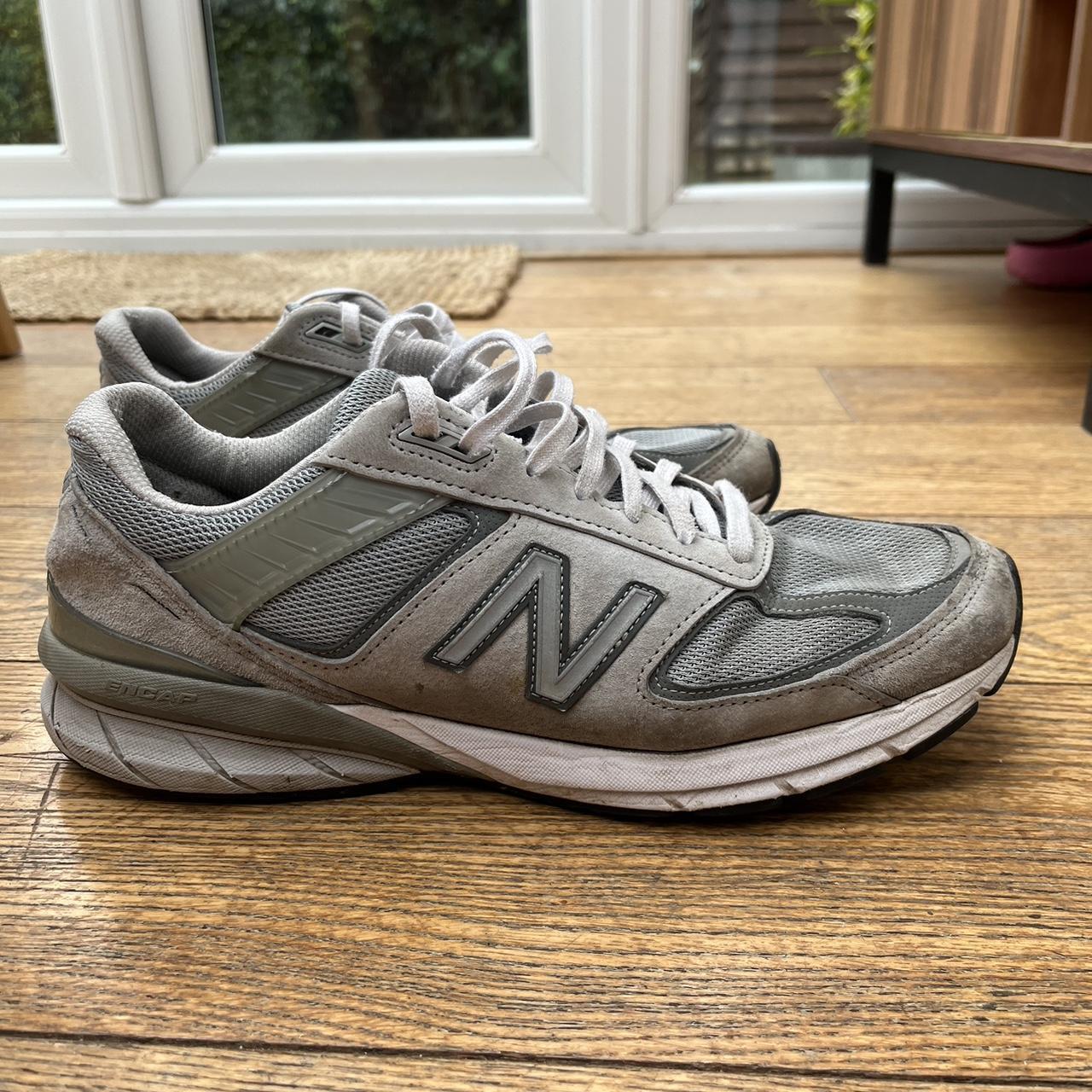 New Balance 990v5 Grey UK 10.5 Heavily worn and in... - Depop
