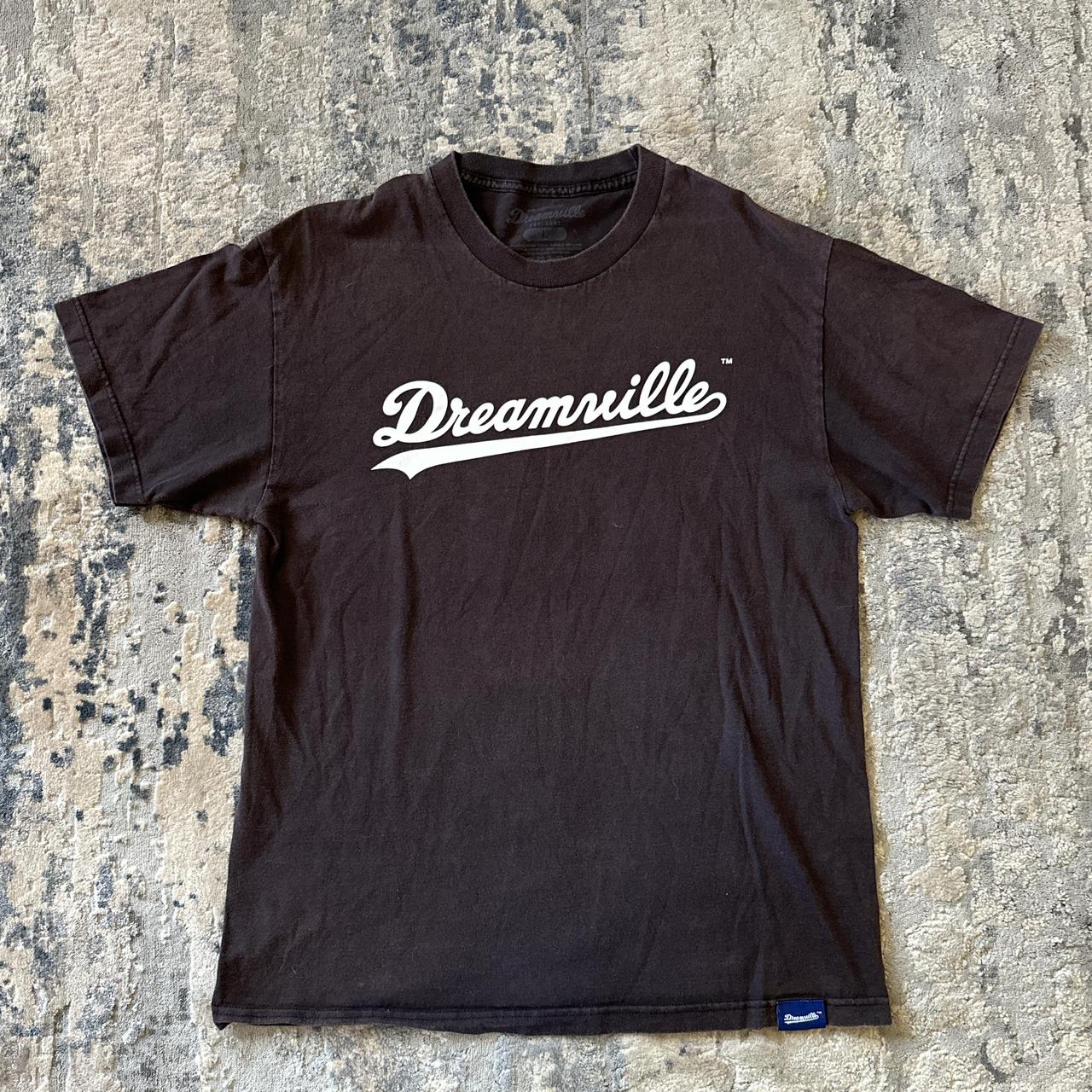 Vintage Brown Dreamville T-Shirt - size large -... - Depop