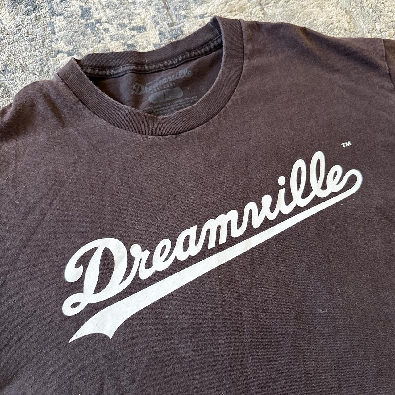 Vintage Brown Dreamville T-Shirt - size large -... - Depop