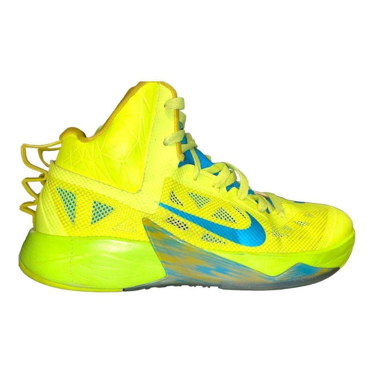 Like new Nike Mens Zoom Hyperfuse 2013 Neon size 11... - Depop