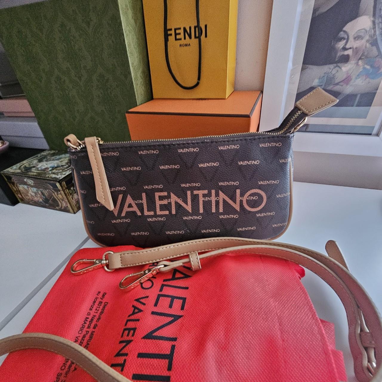 Valentino monogram liuto synthetic crossbody bag,... - Depop