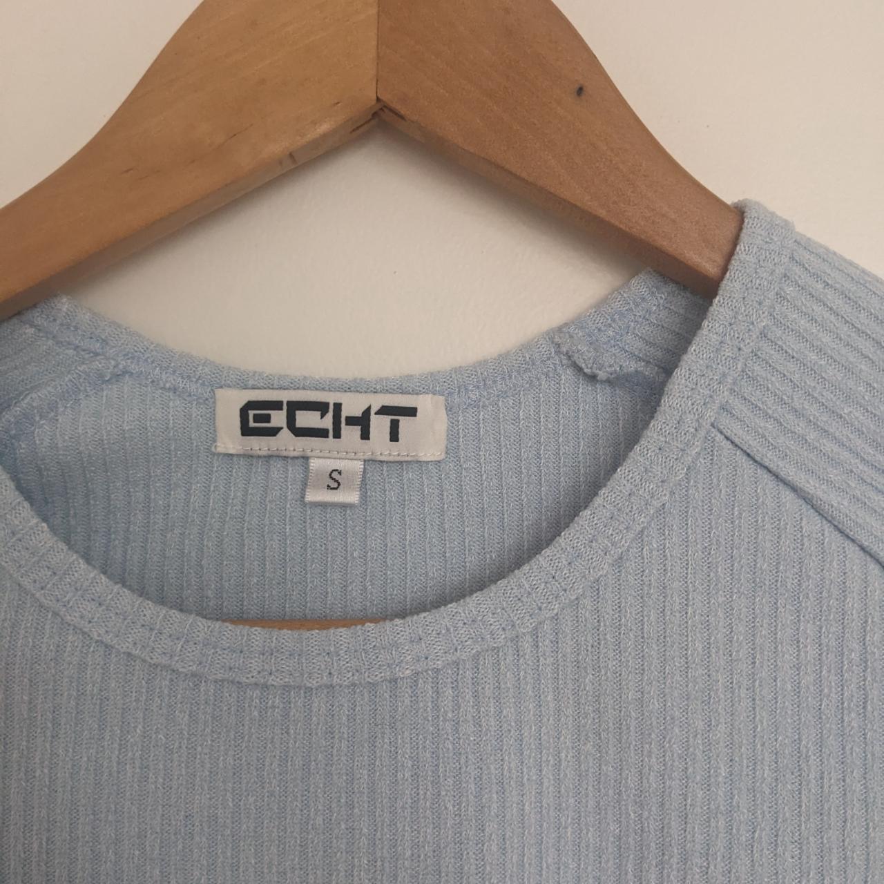 Cropped workout top from Echt, size S. Small fit,... - Depop