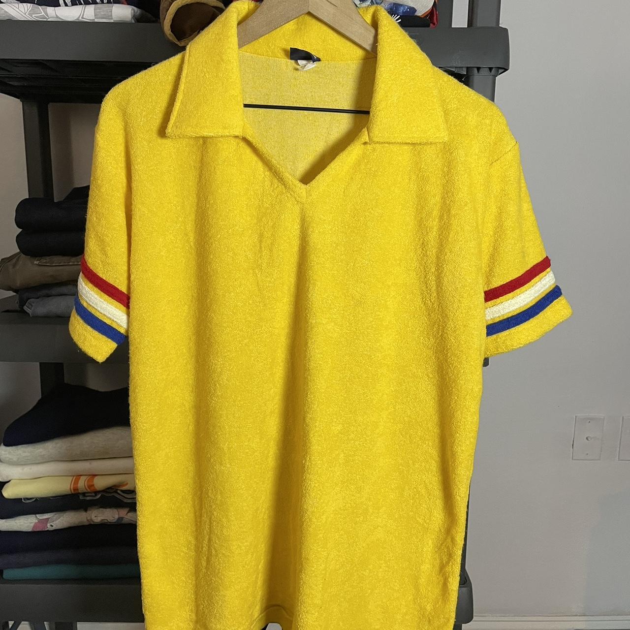 1970s ‘The Pro’ by Block Disco Shirt size Large... - Depop