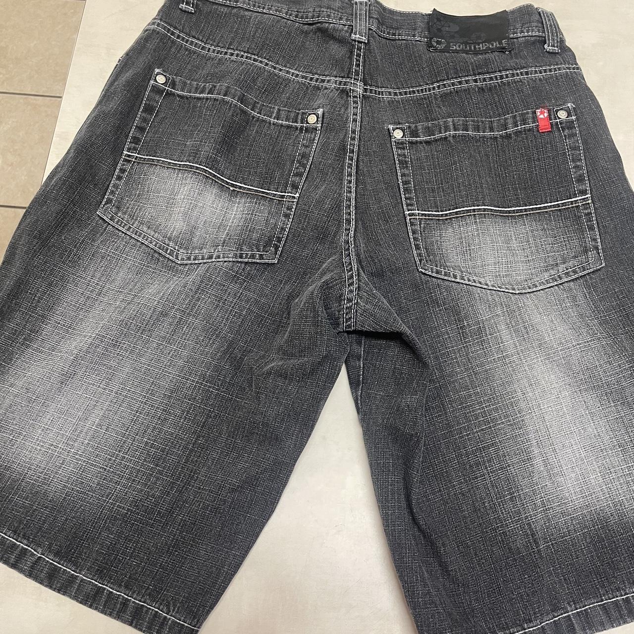 south pole baggy emo y2k jorts - Depop