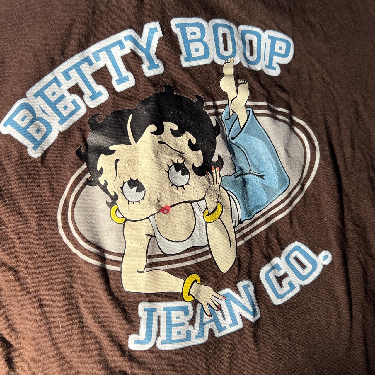 y2k betty boop jean co. tshirt 🤎 obsessed with this... - Depop