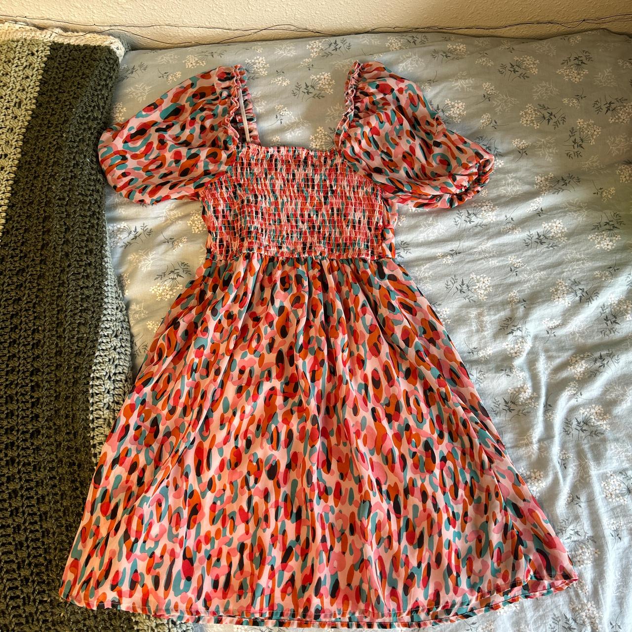 Jessica Simpson mini dress women’s size XS pink,... - Depop