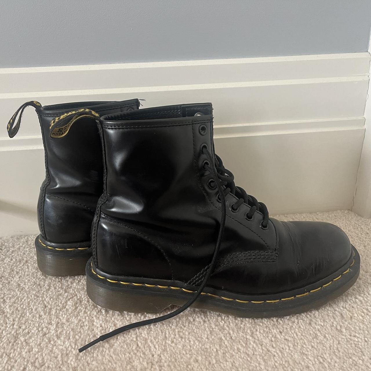 Dr. Martens 1460 8 eye black boots in great... - Depop