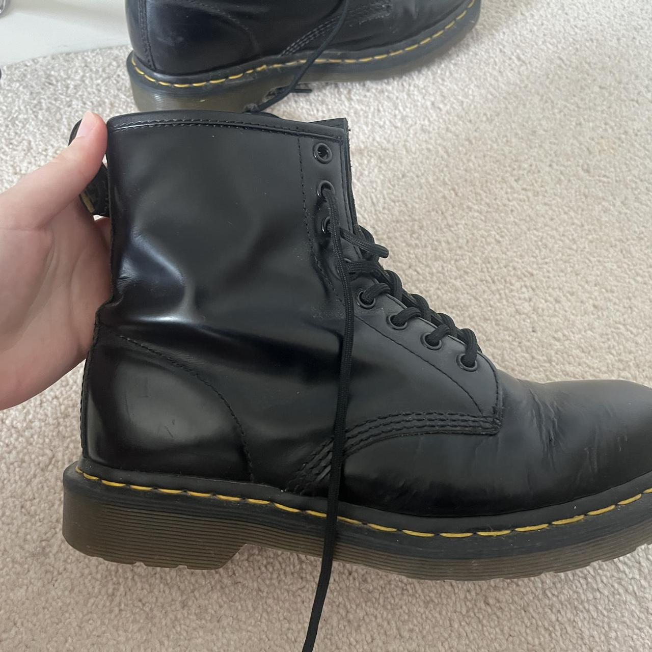 Dr. Martens 1460 8 eye black boots in great... - Depop