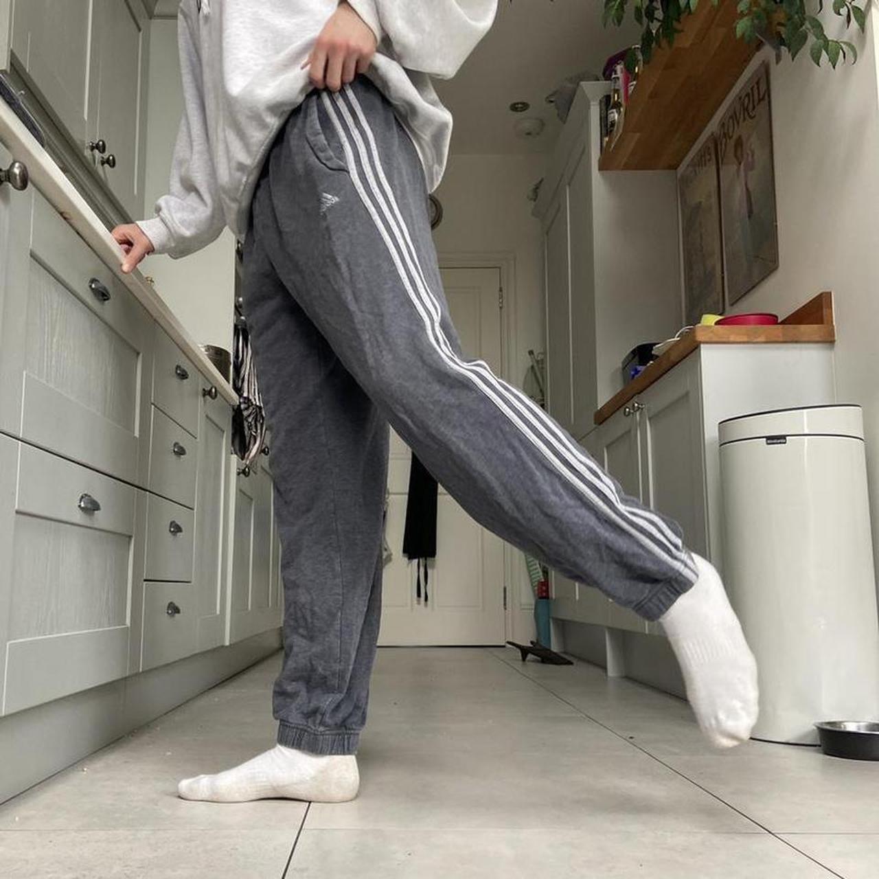 Adidas Men's Grey Joggers-tracksuits | Depop