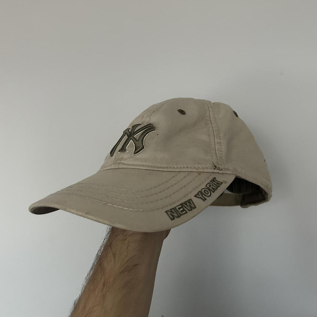 Beige NY Cap Condition - as seen #nycap #hat... - Depop