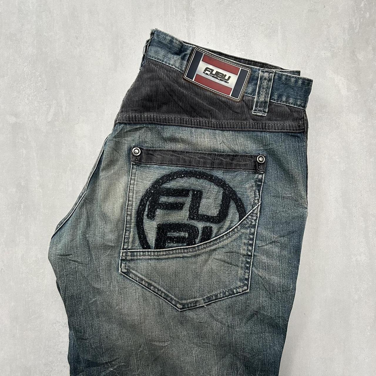 Vintage FUBU Jeans Great condition Model... - Depop