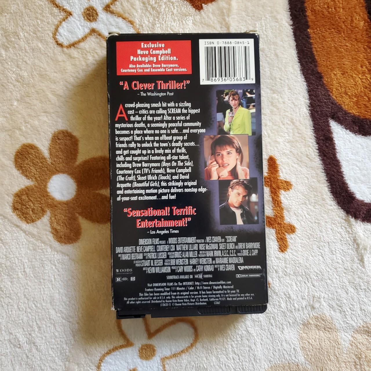 Scream VHS Neve Cambell Cover #scream #vhs #90s... - Depop