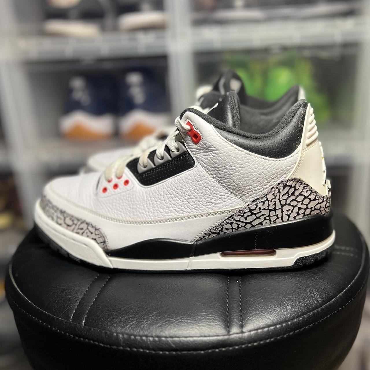 Air Jordan Retro 3s “Infrared” Sz 9 Worn (white... - Depop