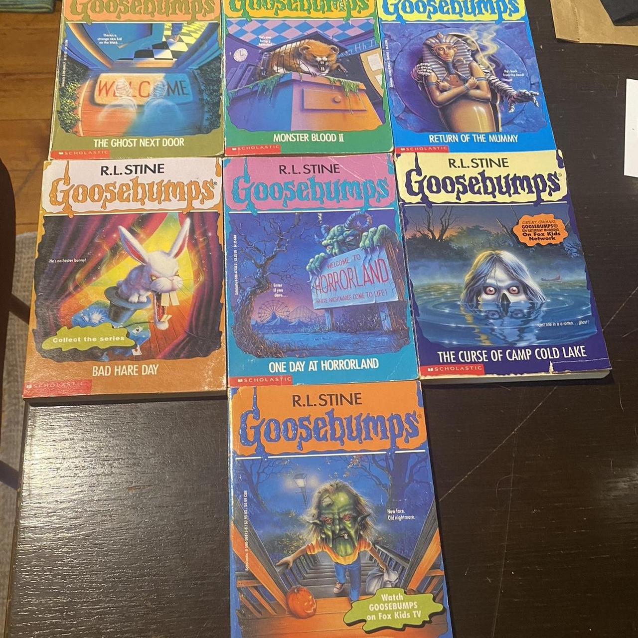 Bundle of 7 Goosebumps books by R. L. Stine. Mixed... - Depop