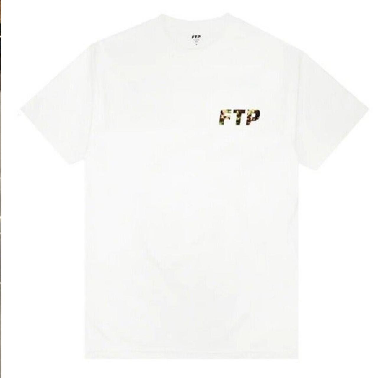 FTP digital camo logo tee never worn large fuct... - Depop