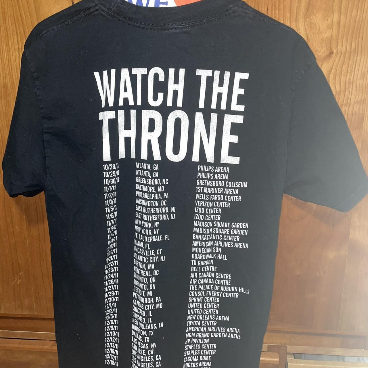 Watch The Throne Concert T shirt Kanye West... - Depop