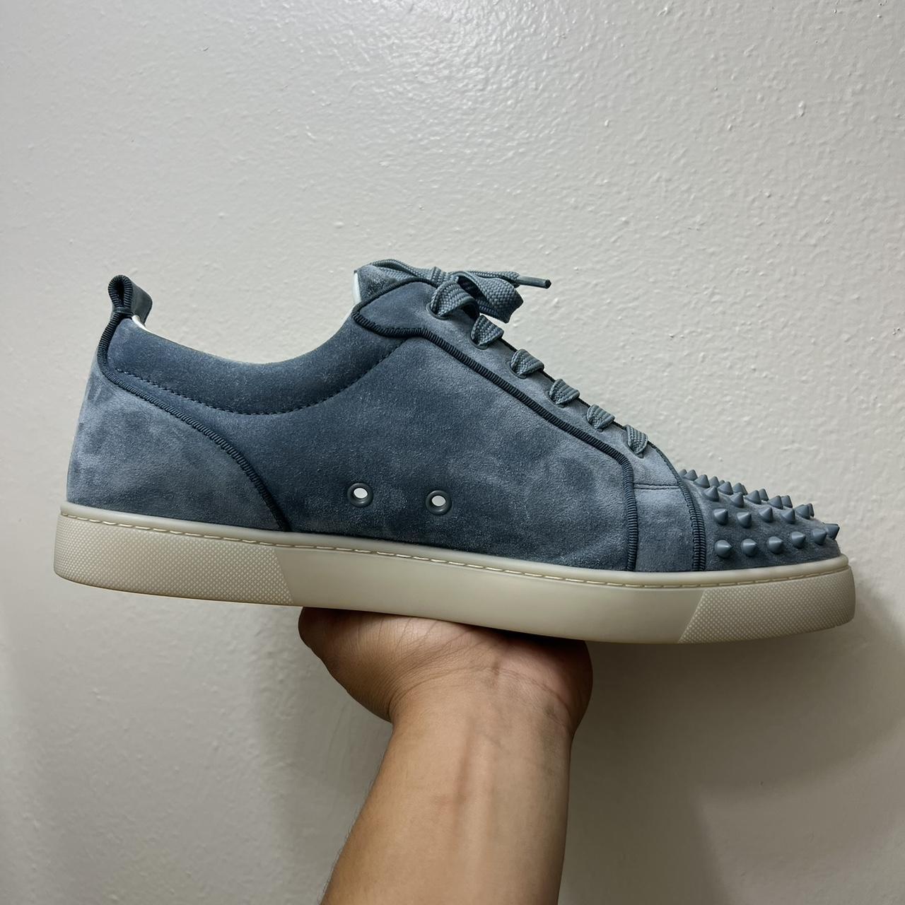 Christian Louboutin Men's Sneakers - Grey/Blue - US 1… - Gem