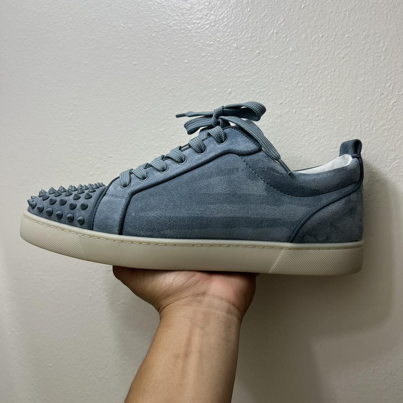 Christian Louboutin Men's Sneakers - Grey/Blue - US 1… - Gem