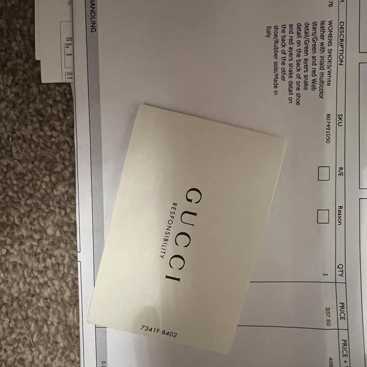 Women’s Gucci star trainers Comes with paper work... - Depop
