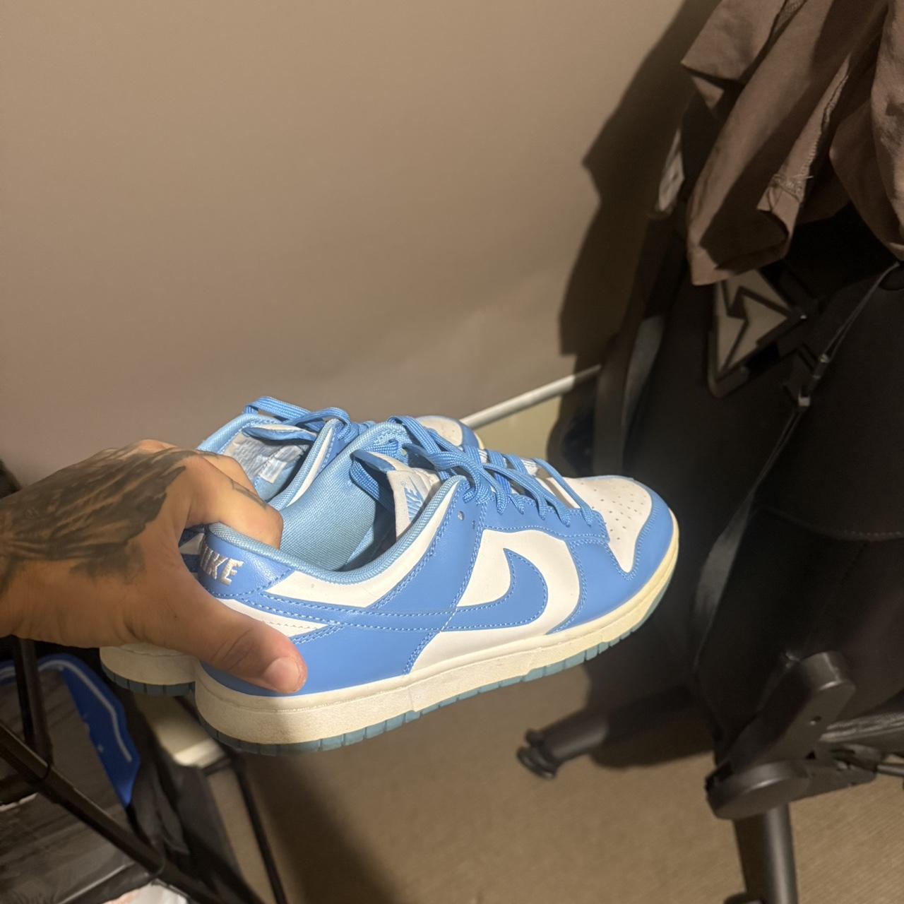 UNC Nike dunks low | Depop