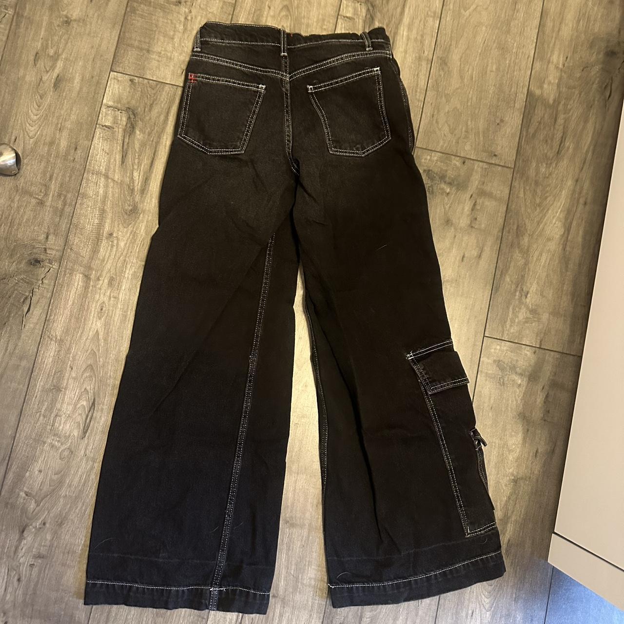 the most epic fire lit spectacular cargo jeans to... | Depop