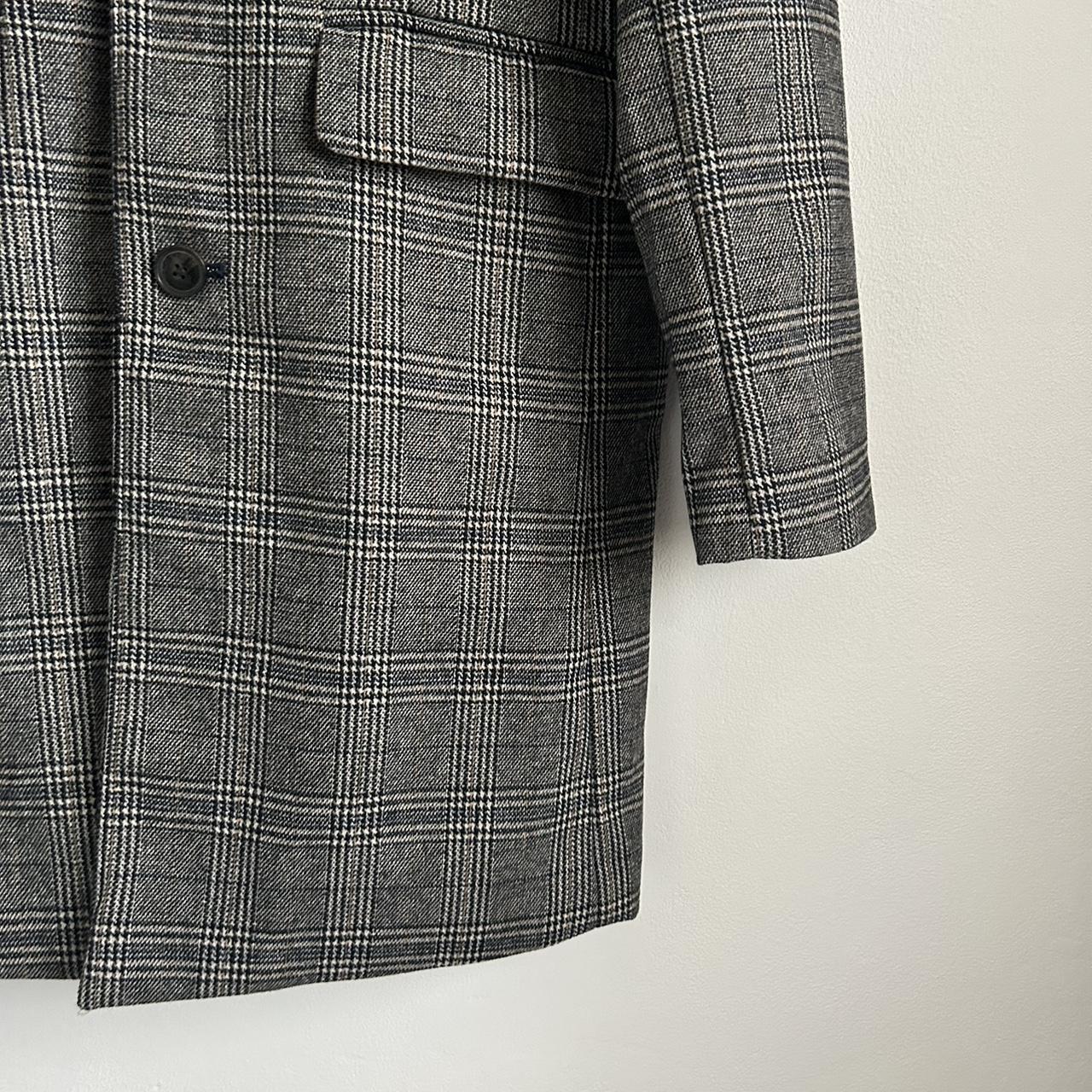Brand new BEN SHERMAN grey check duffle coat Never... - Depop
