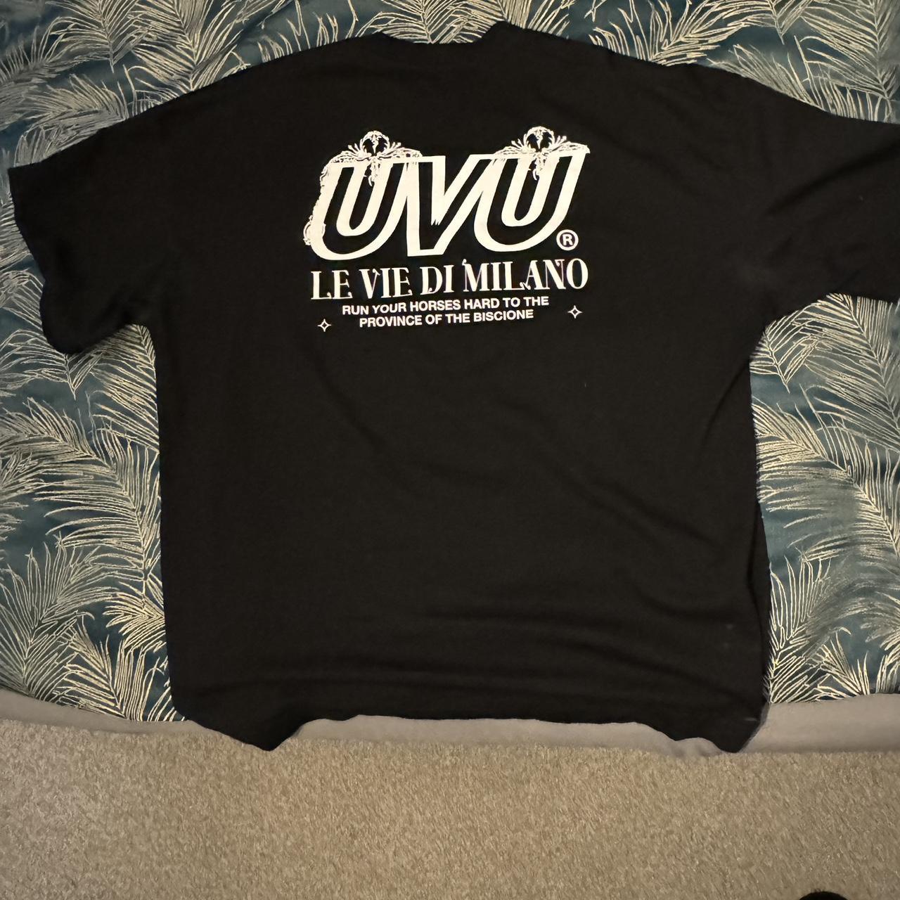 UVU T Shirt ‘Le Vie Di Milano’ Size L - Depop